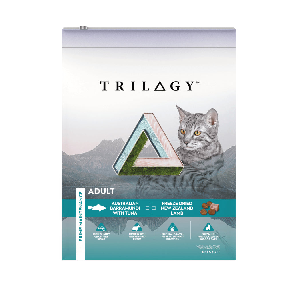 TRILOGY Barramundi, Tuna & Freeze Dried Lamb Adult Cat Food – ADS Pet Store
